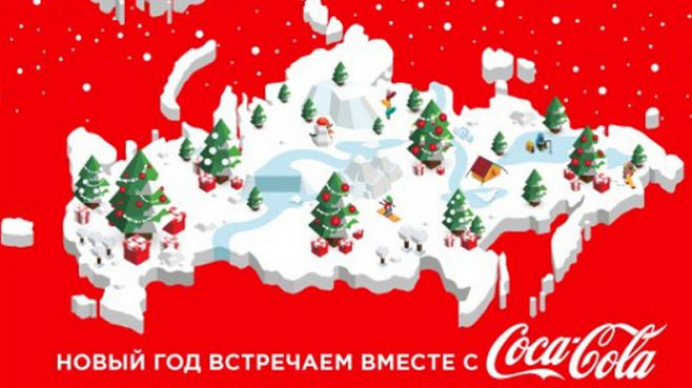 Coca-Cola Blames Ad Agency for Map Showing Crimea as Part of Russia