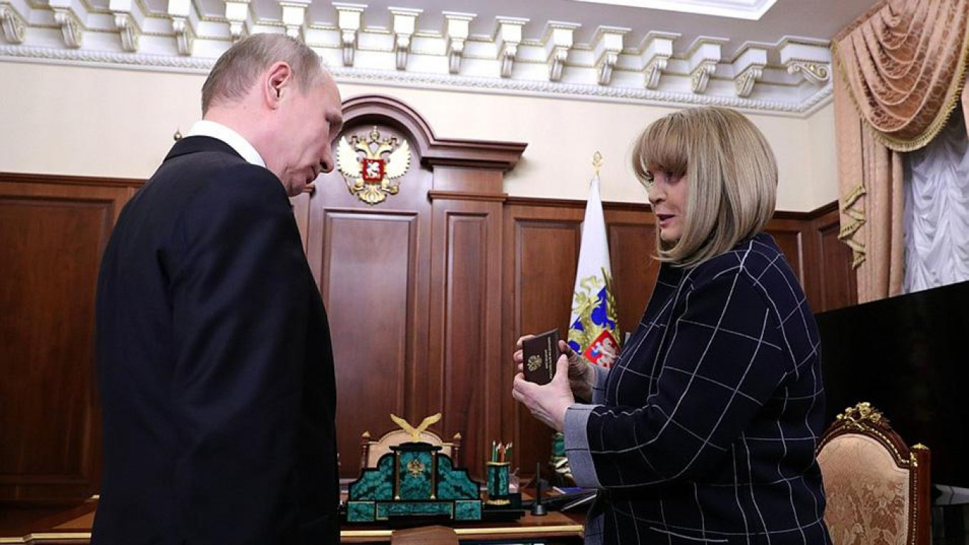 Putin Thanks Election Head for 'Most Transparent Election' in Russian ...