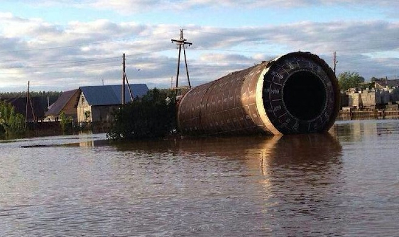 Altai Flood Washes Up Military Missile, Report Says