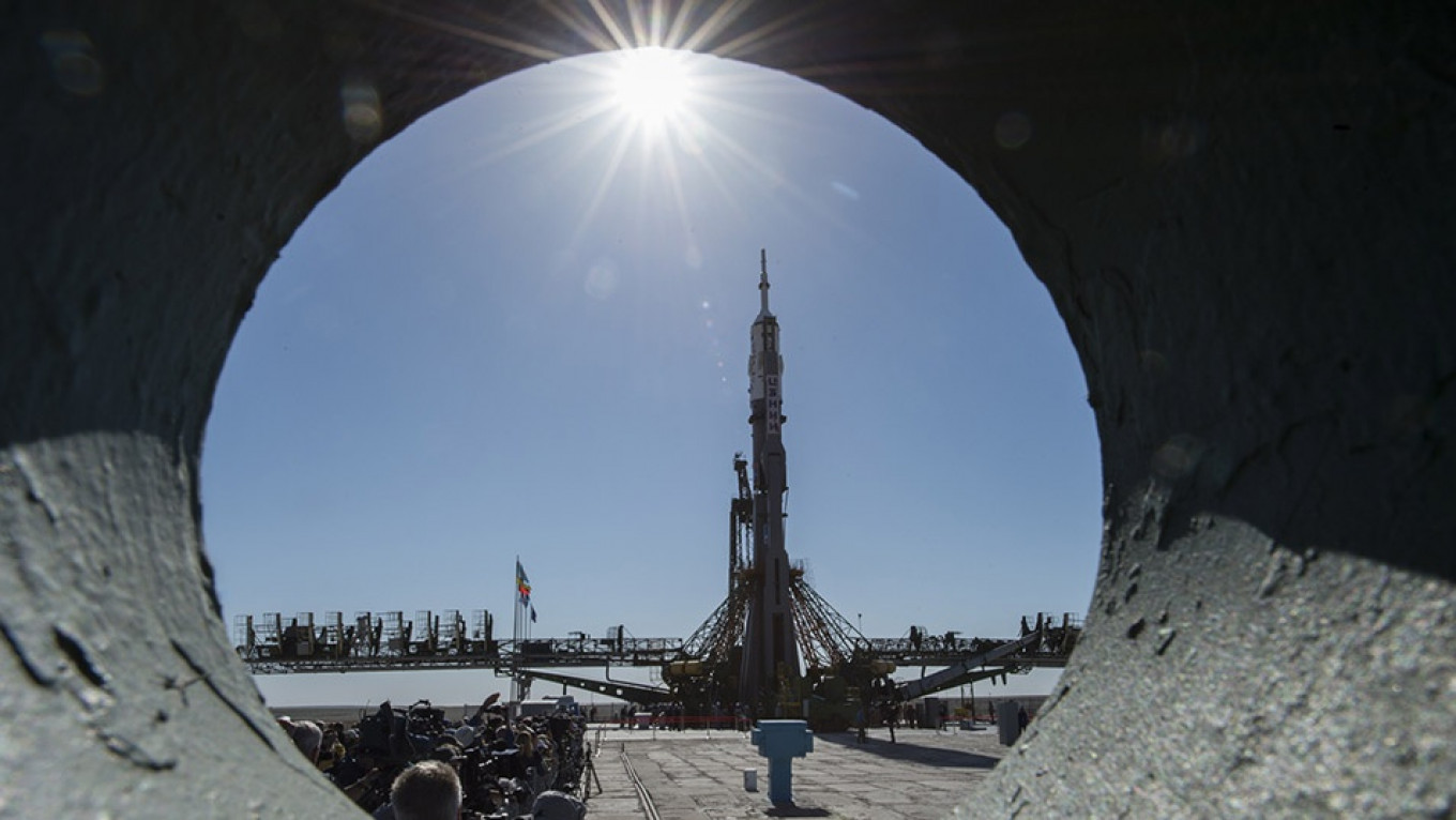 Russia Successfully Launches First Manned Rocket Into Space Since ...
