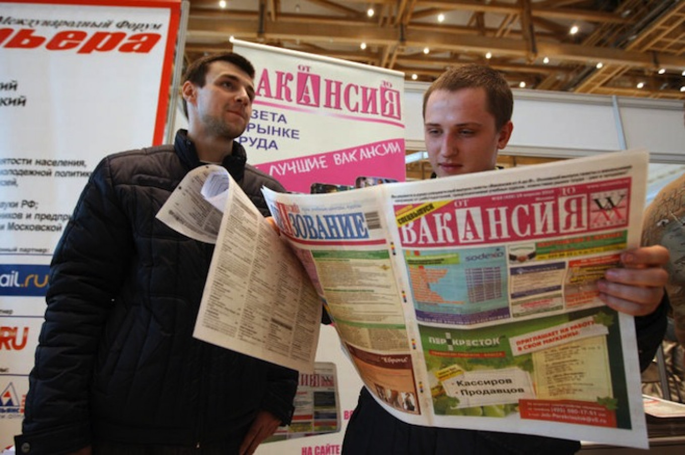 Labor Minister Topolin: 500,000 Russians Face Unemployment