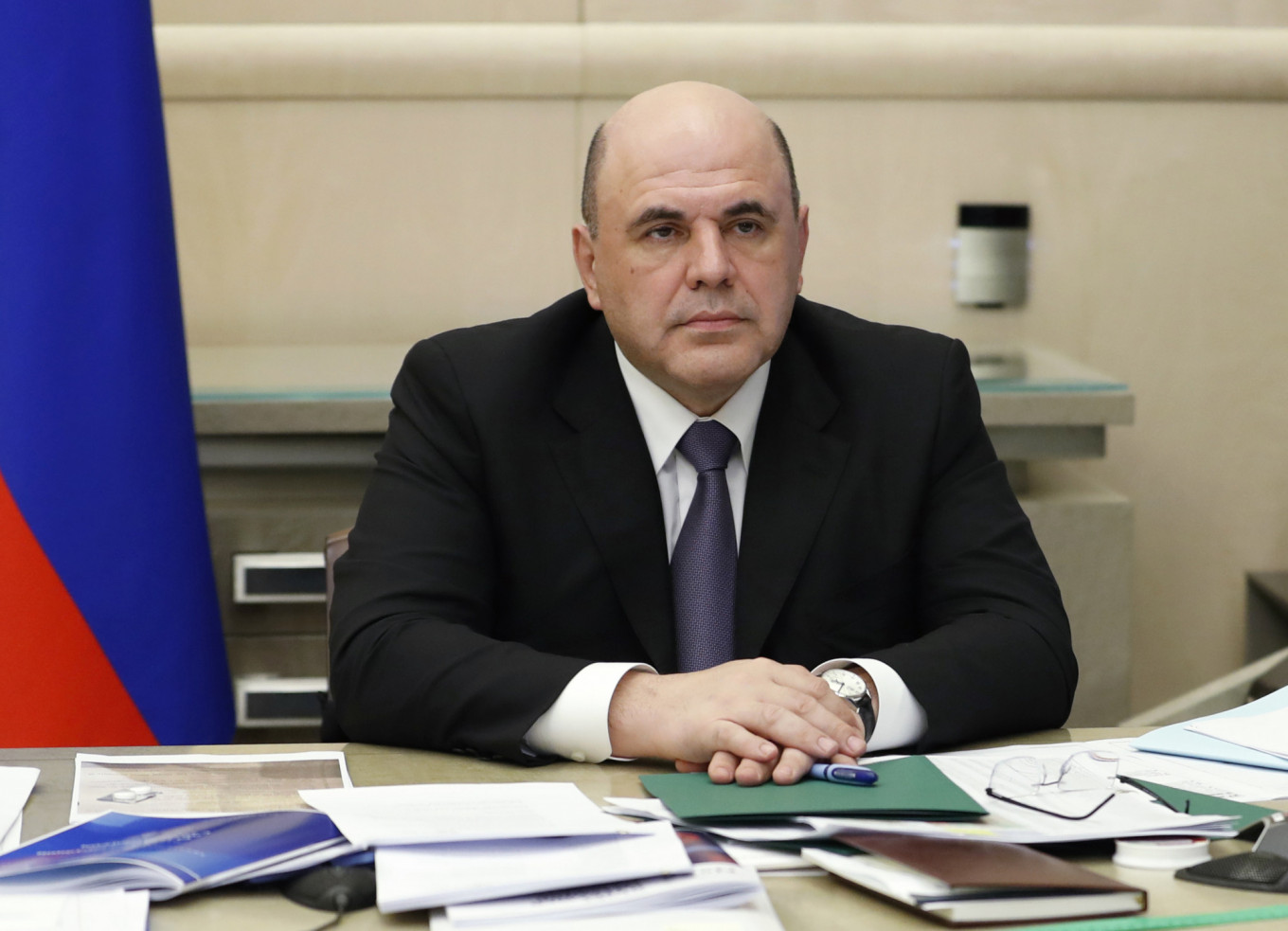 Russian PM Mishustin Diagnosed With Coronavirus - The Moscow Times