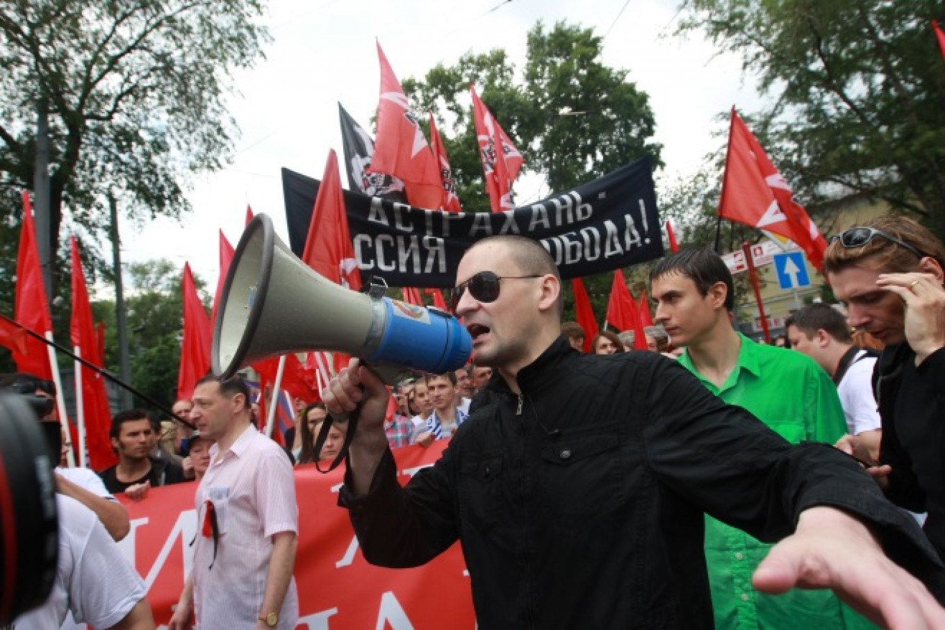 Protest Demands Release of Activists Jailed for Anti-Putin Rally