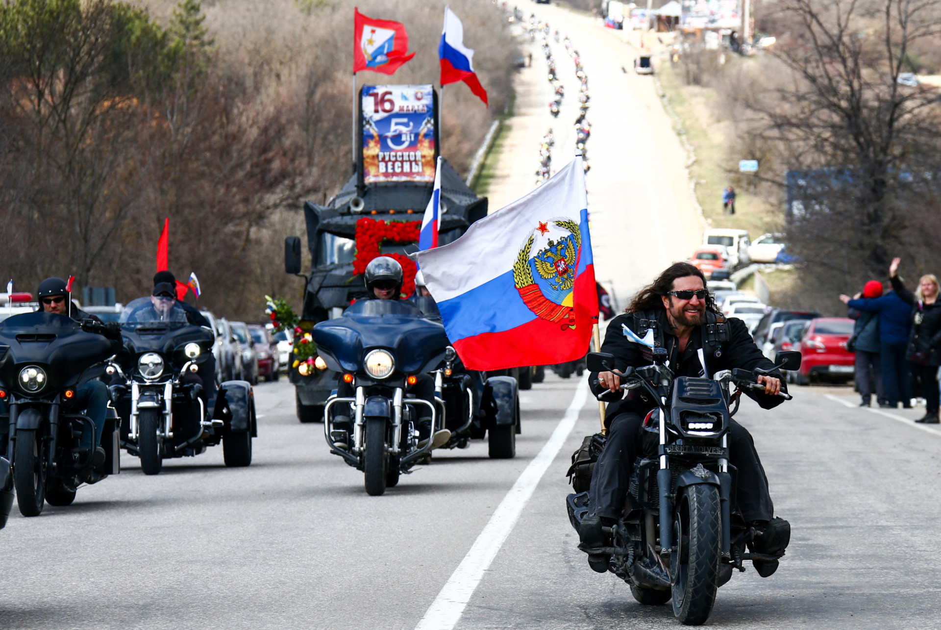 Crimeans Take to the Streets in Celebrations, in Photos - The Moscow Times