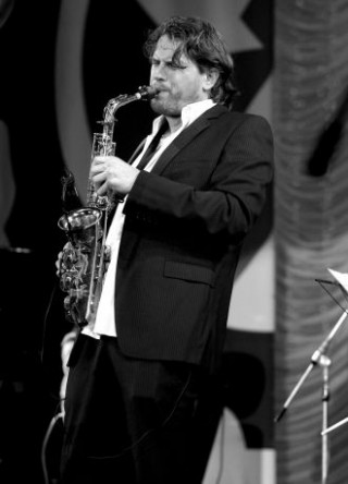 White Saxophone Player