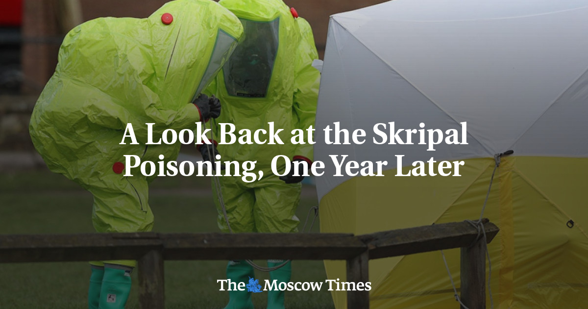 A Look Back at the Skripal Poisoning, One Year Later - The Moscow Times