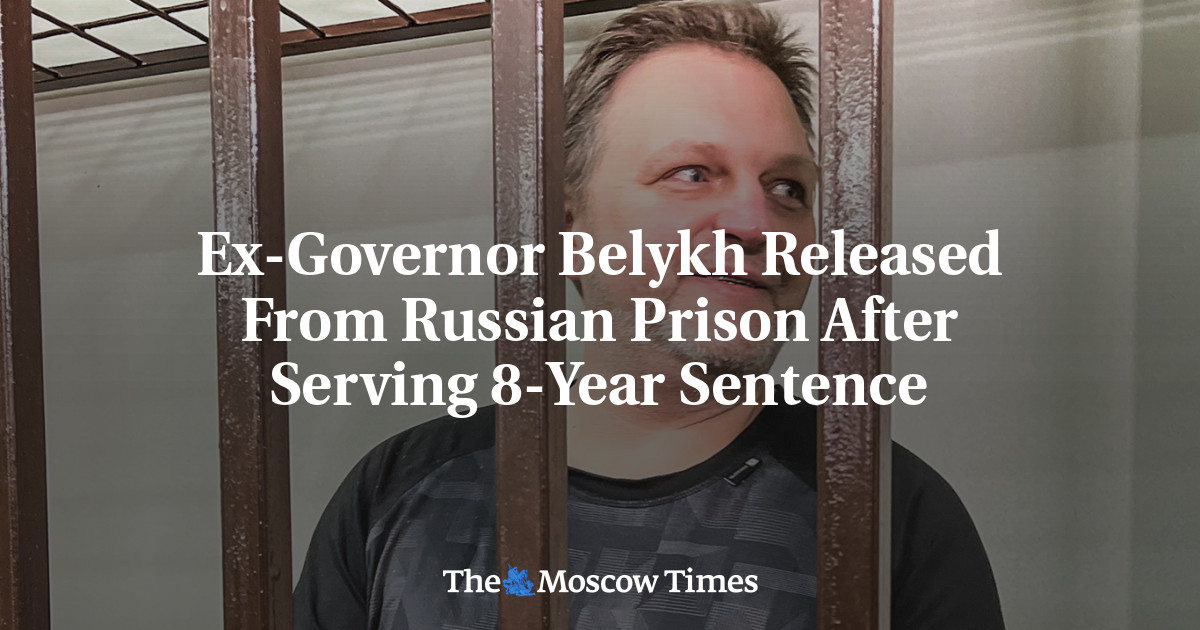 Ex-Governor Belykh Released From Russian Prison After Serving 8-Year Sentence - The Moscow Times