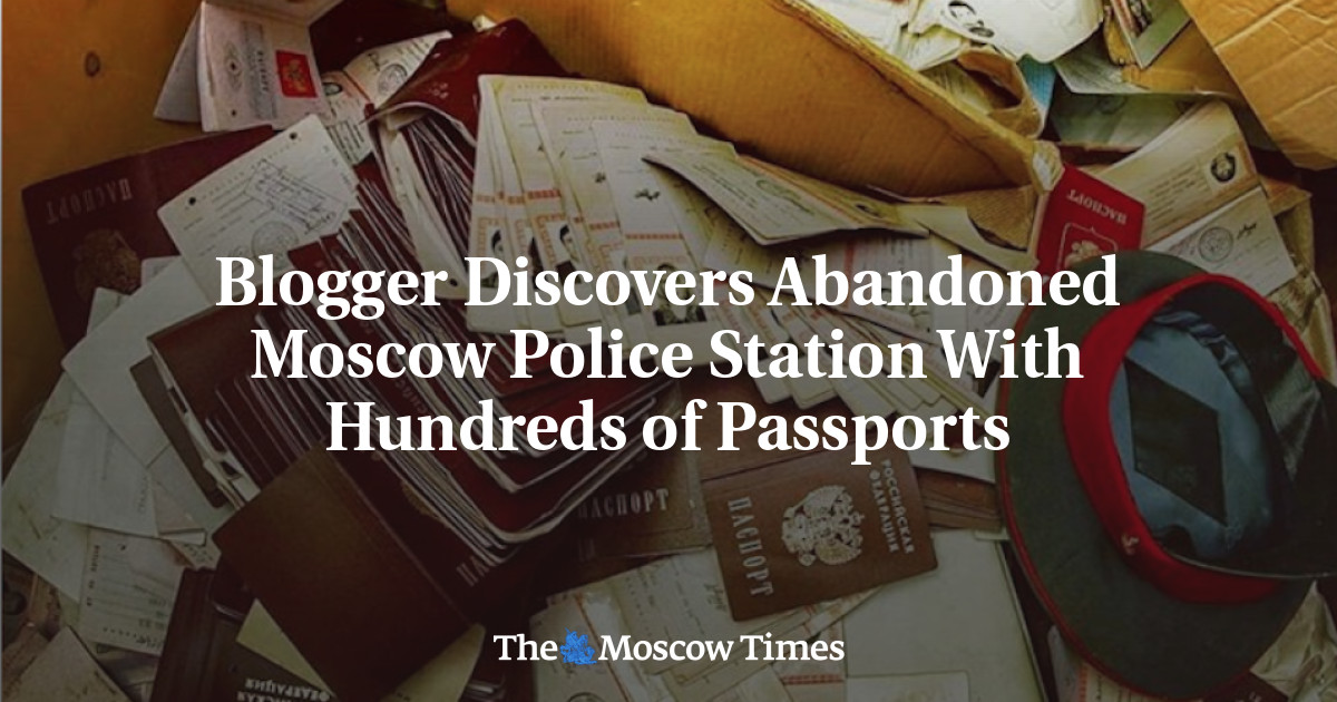 Blogger Discovers Abandoned Moscow Police Station With Hundreds of ...