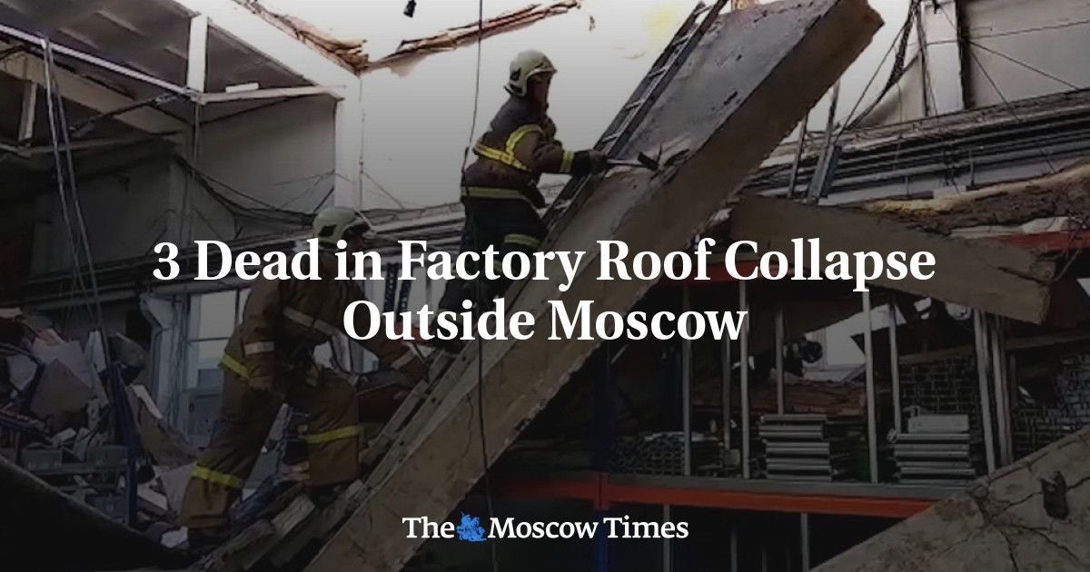 3 Dead in Factory Roof Collapse Outside Moscow