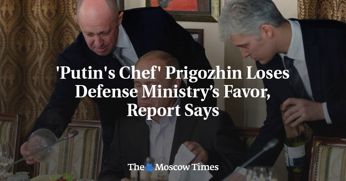 'Putin's Chef' Prigozhin Loses Defense Ministry’s Favor, Report Says