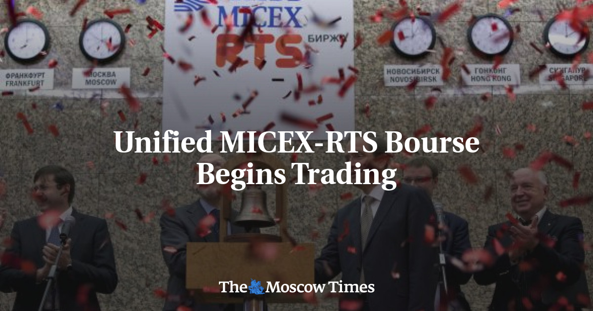 Unified MICEX-RTS Bourse Begins Trading
