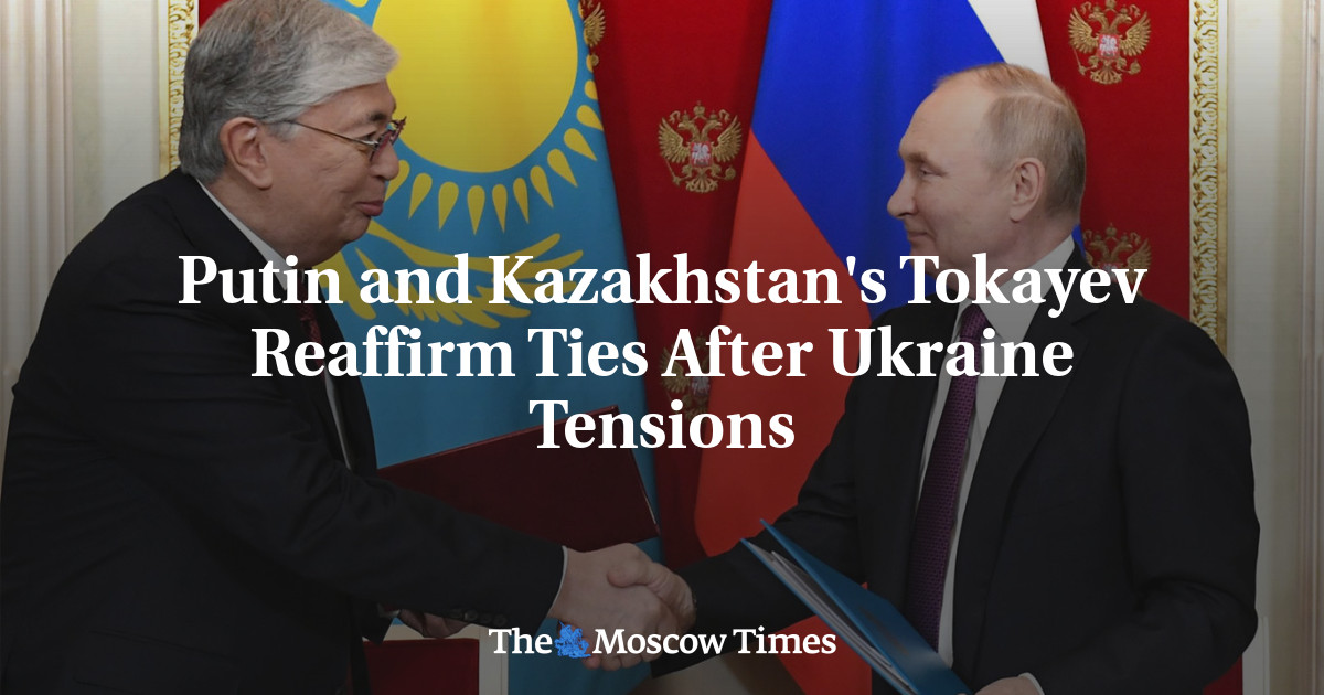 Putin and Kazakhstan's Tokayev Reaffirm Ties After Ukraine Tensions ...