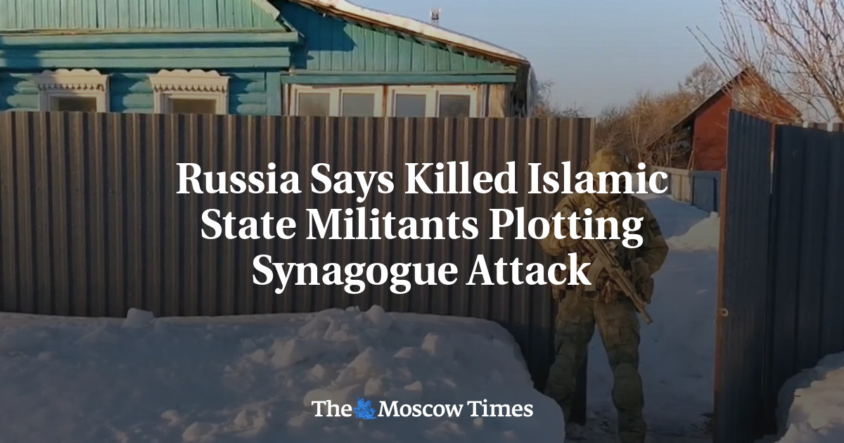 Russia Says Killed Islamic State Militants Plotting Synagogue Attack ...