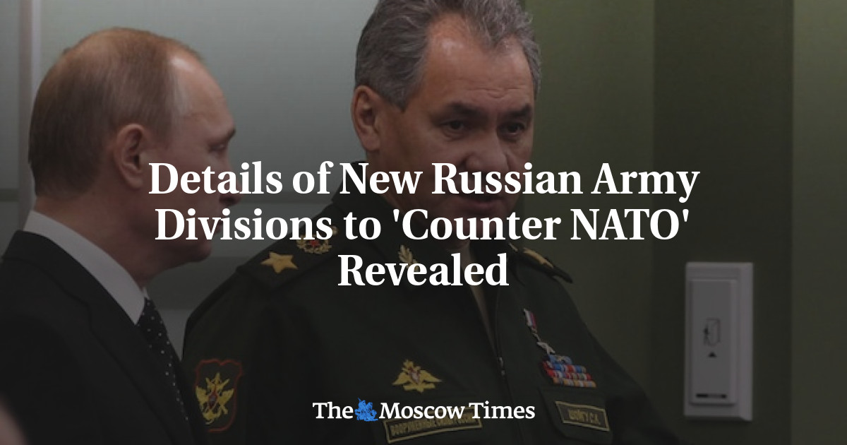 Details of New Russian Army Divisions to 'Counter NATO' Revealed