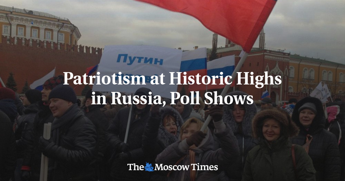 Patriotism at Historic Highs in Russia, Poll Shows Patriotism at Historic Highs in Russia, Poll Shows