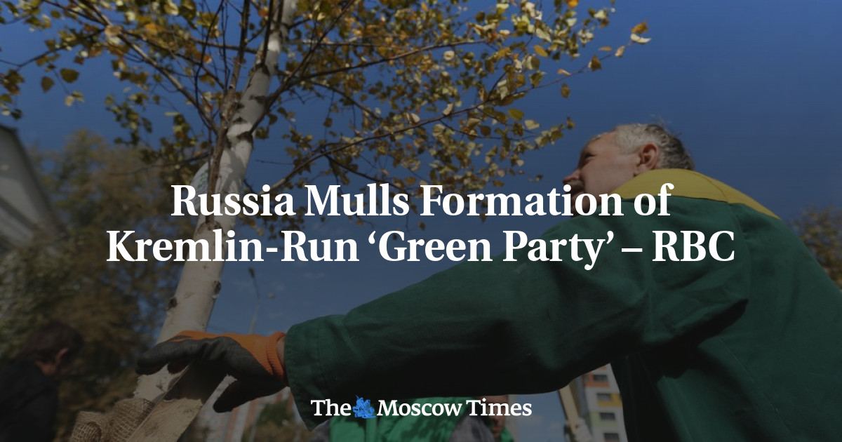 Russia Mulls Formation of Kremlin-Run ‘Green Party’ – RBC - The Moscow ...