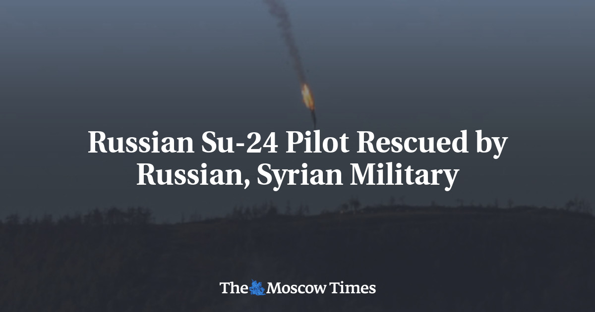 Russian Su-24 Pilot Rescued by Russian, Syrian Military