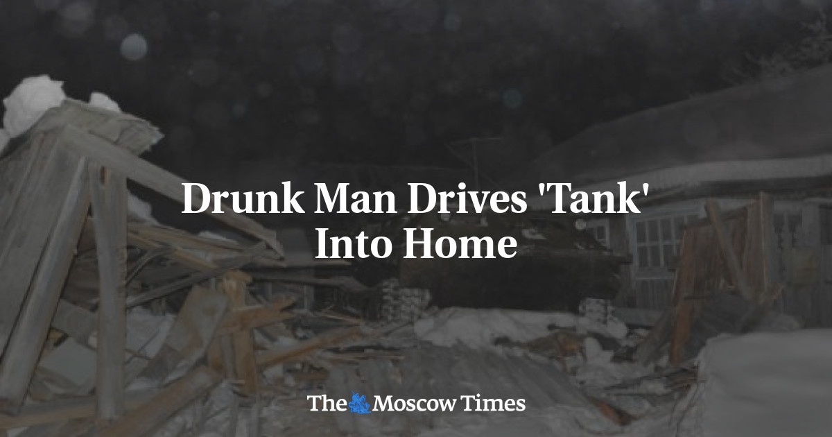 Drunk Man Drives 'Tank' Into Home
