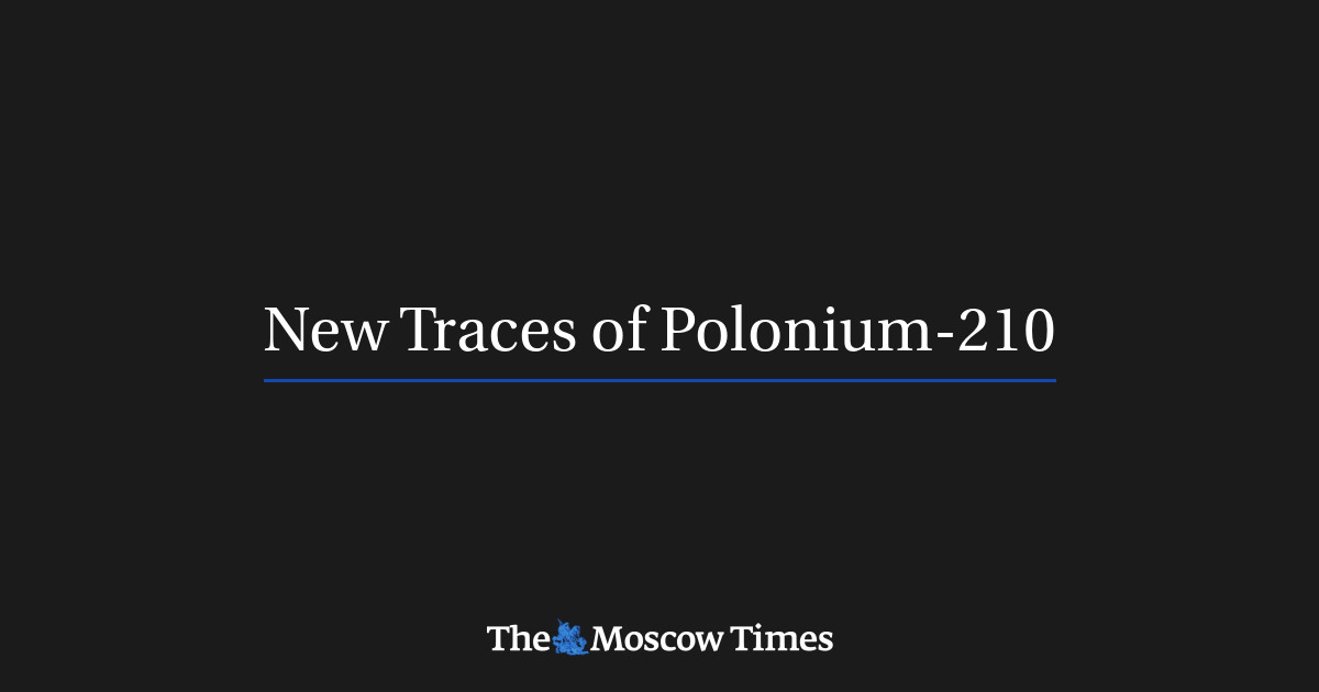 New Traces of Polonium-210