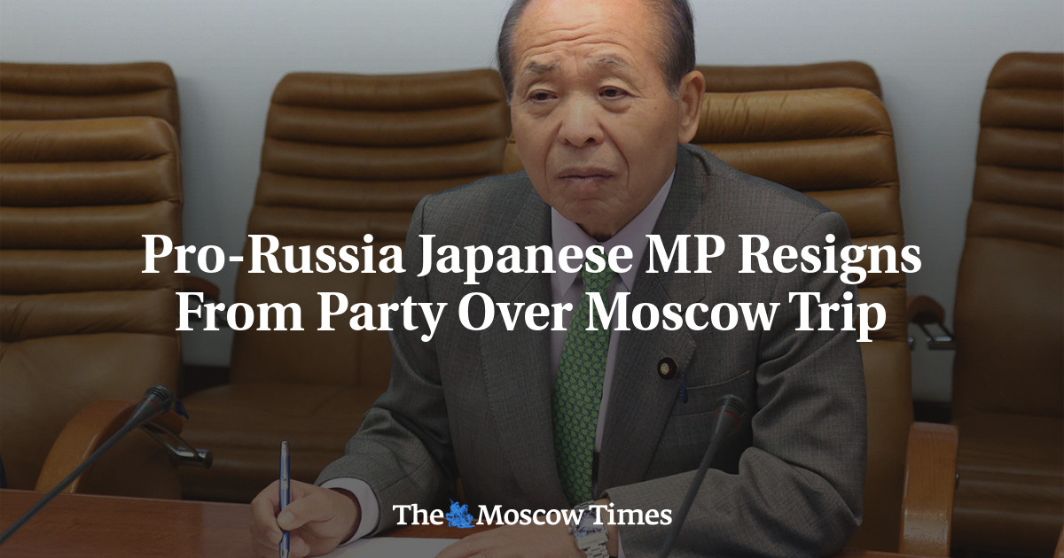 Pro-Russia Japanese MP Resigns From Party Over Moscow Trip - The Moscow ...