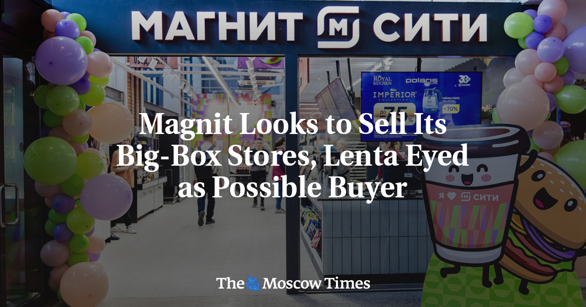 Magnit Looks to Sell Its Big-Box Stores, Lenta Eyed as Possible Buyer ...