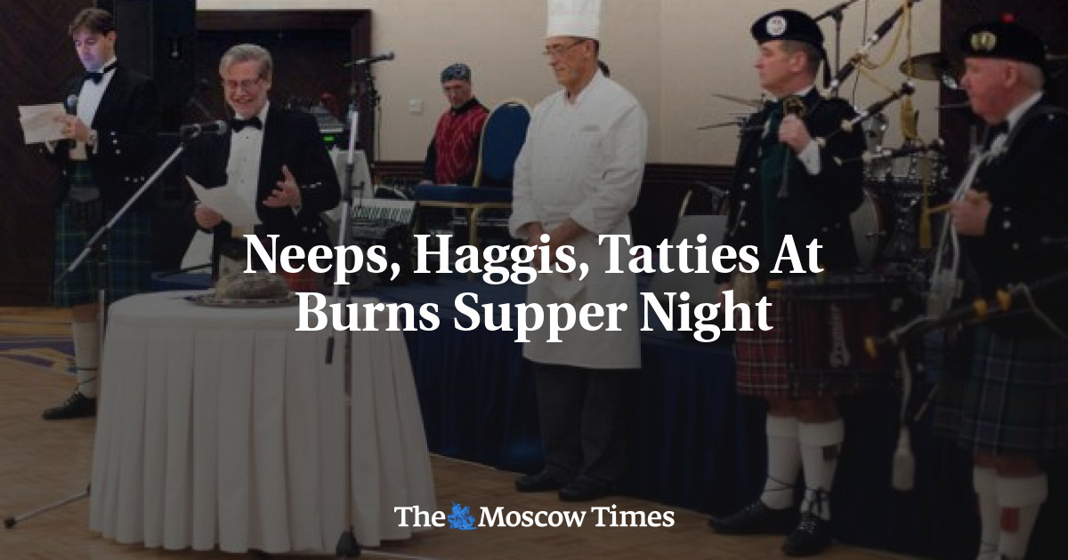 Neeps, Haggis, Tatties At Burns Supper Night