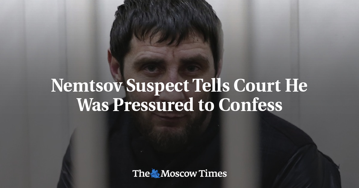 Nemtsov Suspect Tells Court He Was Pressured To Confess