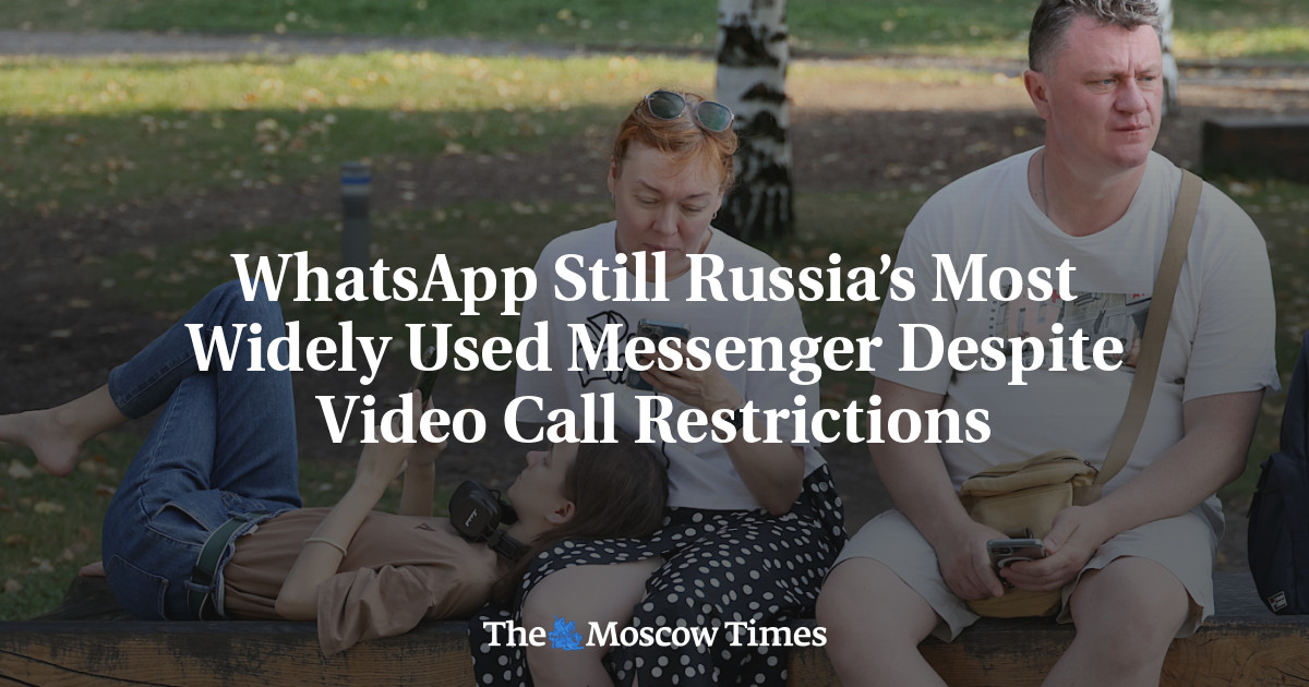 WhatsApp Still Russia’s Most Widely Used Messenger Despite Video Call ...