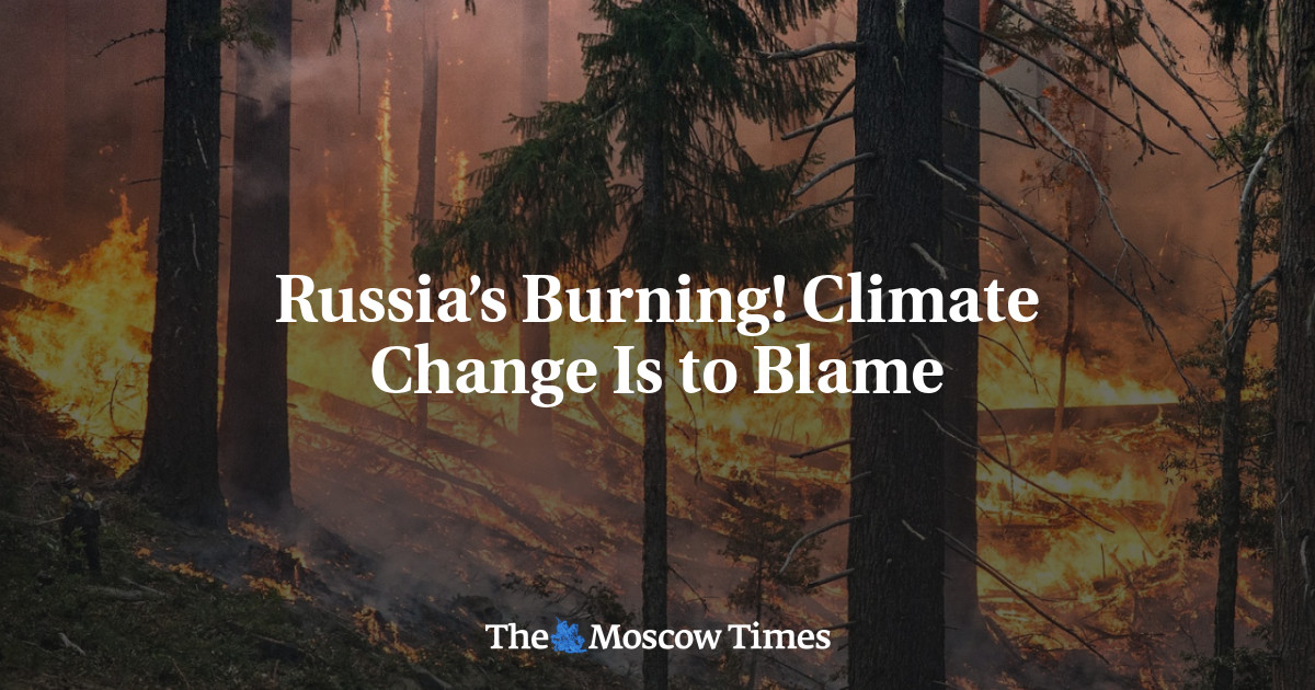 Russia’s Burning! Climate Change Is to Blame - The Moscow Times