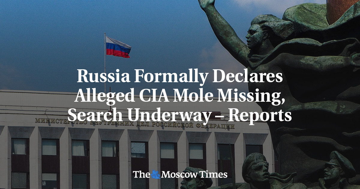 Russia Formally Declares Alleged CIA Mole Missing, Search Underway ...