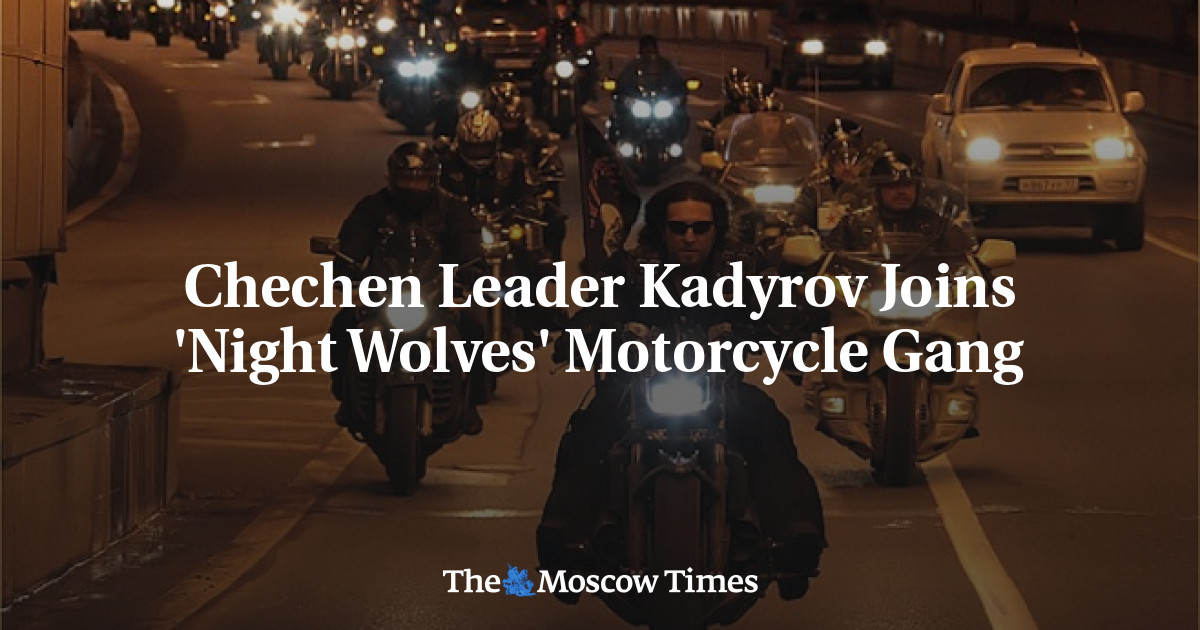 Chechen Leader Kadyrov Joins 'Night Wolves' Motorcycle Gang