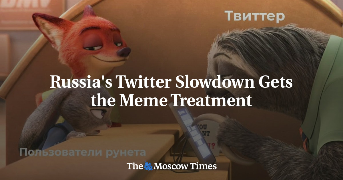 Russia's Twitter Slowdown Gets the Meme Treatment - The Moscow Times