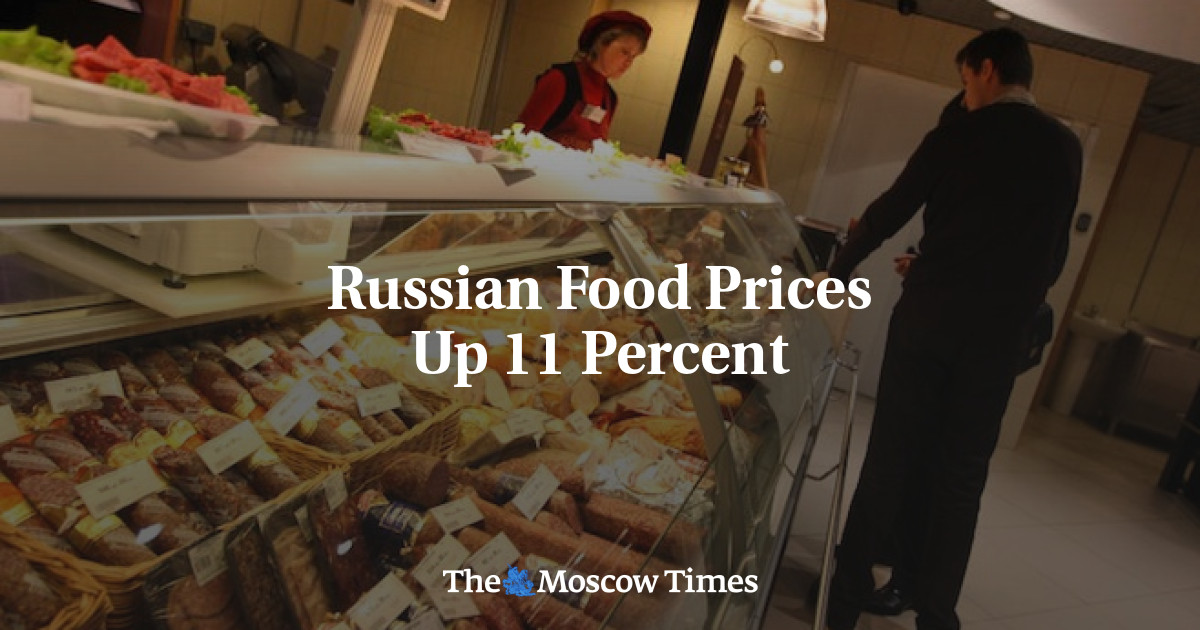 Russian Food Prices Up 11 Percent