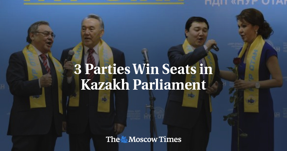 3 Parties Win Seats in Kazakh Parliament