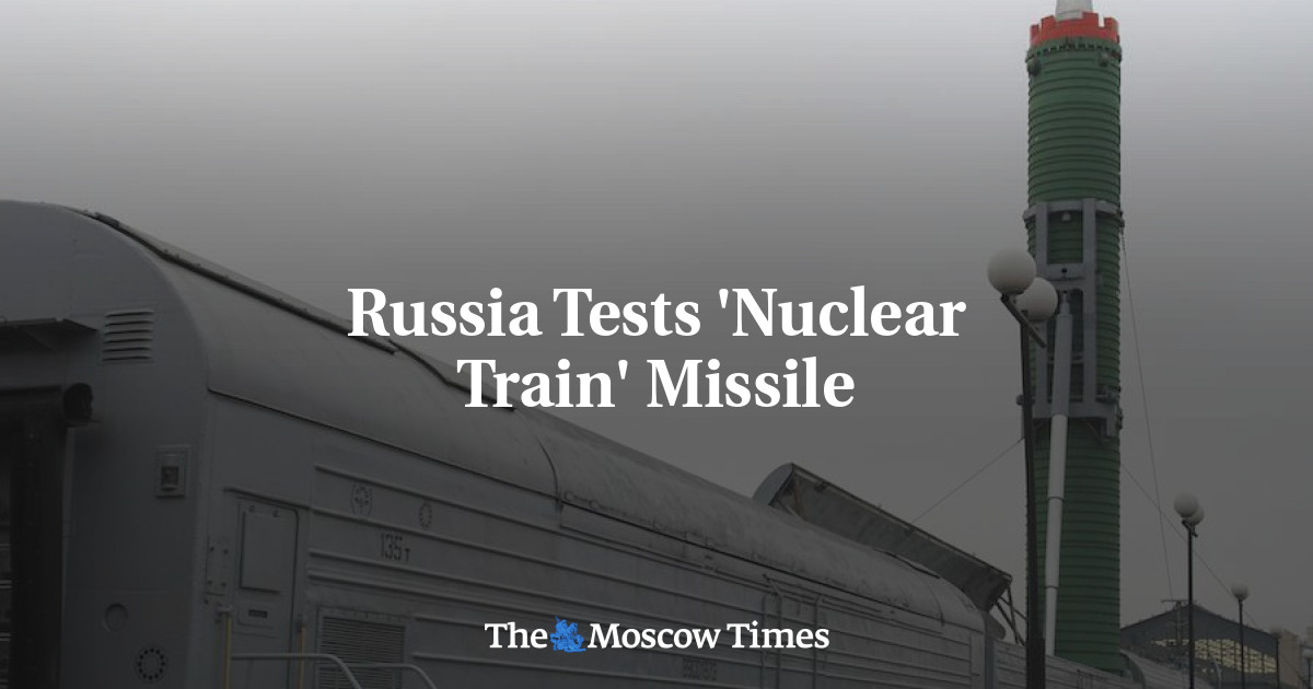 Russia Tests 'Nuclear Train' Missile