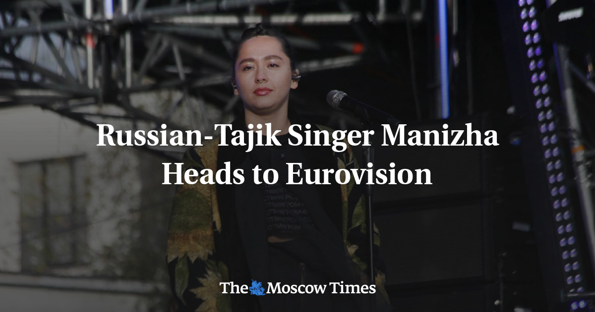 Russian-Tajik Singer Manizha Heads to Eurovision - The Moscow Times