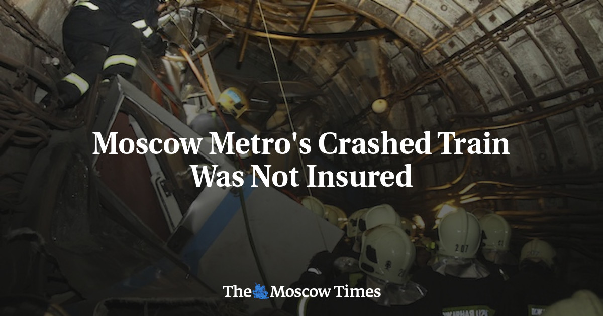 Moscow Metro's Crashed Train Was Not Insured