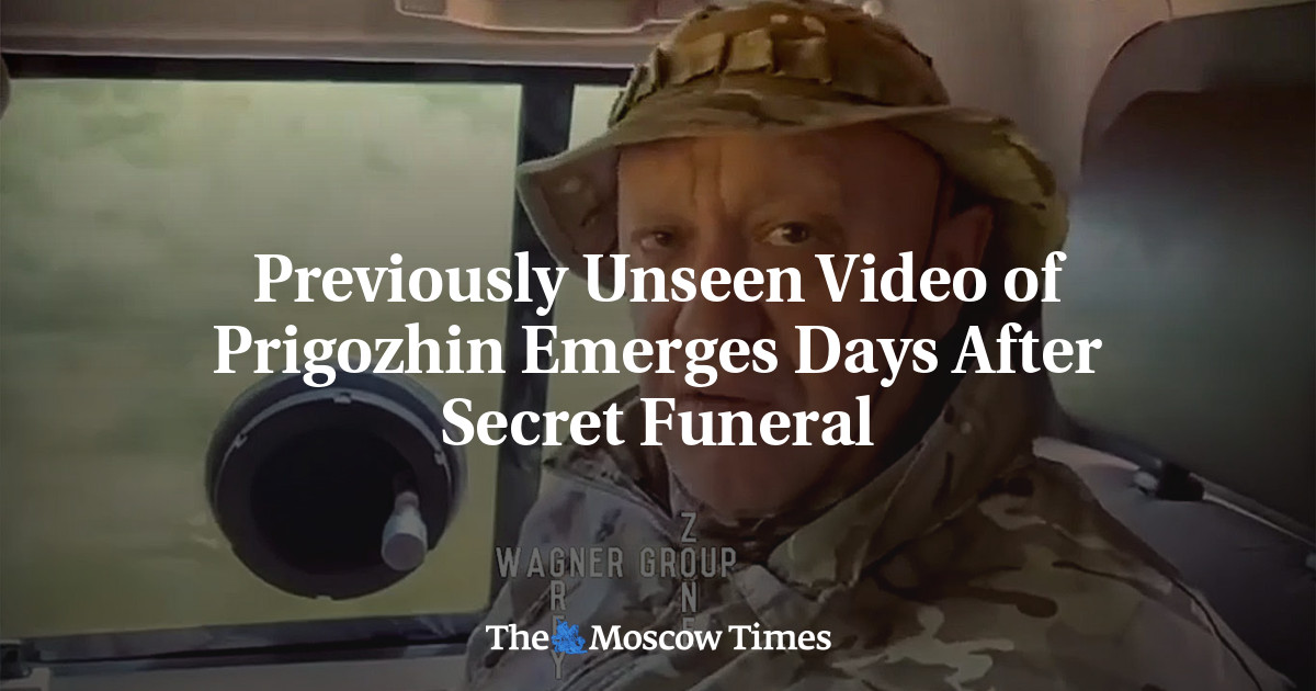 Previously Unseen Video of Prigozhin Emerges Days After Secret Funeral ...