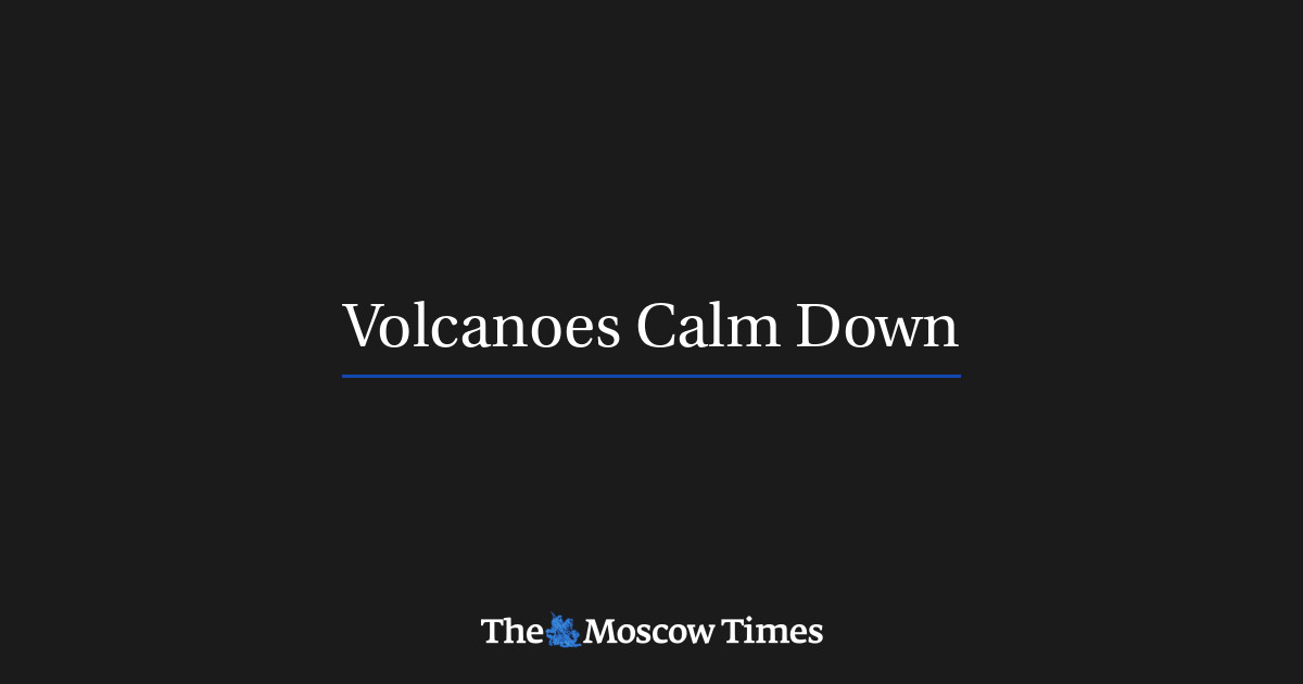Volcanoes Calm Down