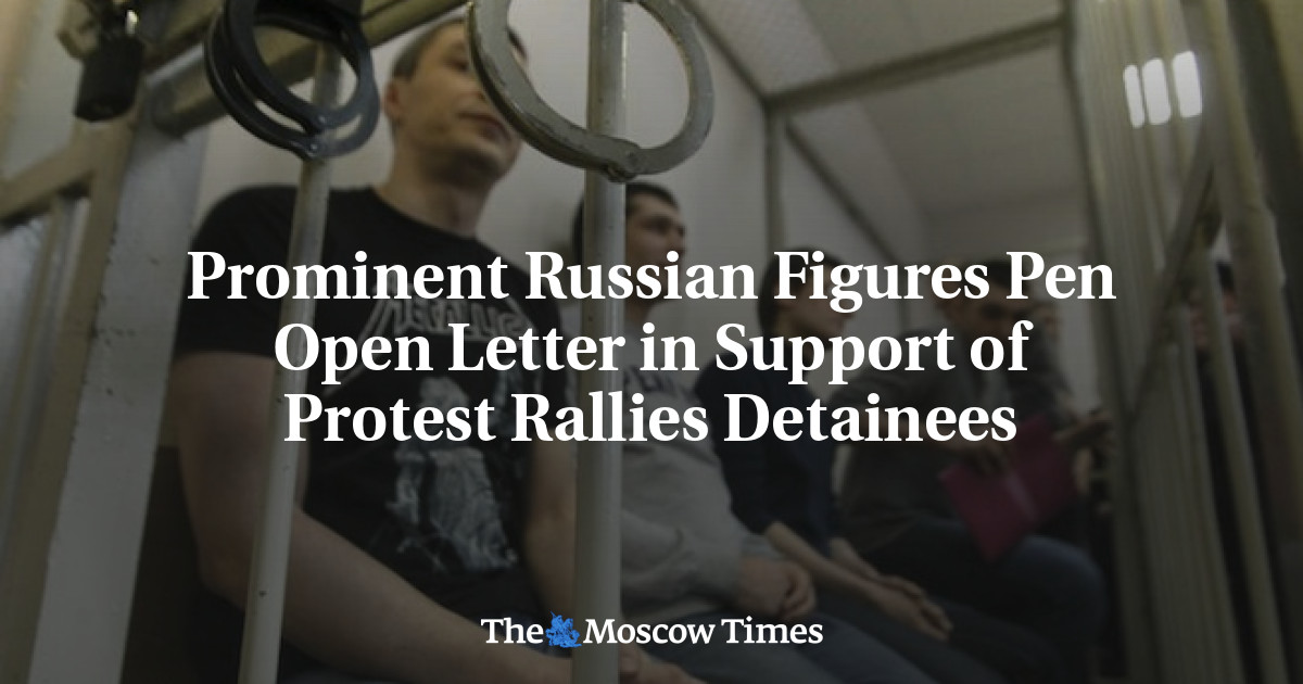 Prominent Russian Figures Pen Open Letter in Support of Protest Rallies ...
