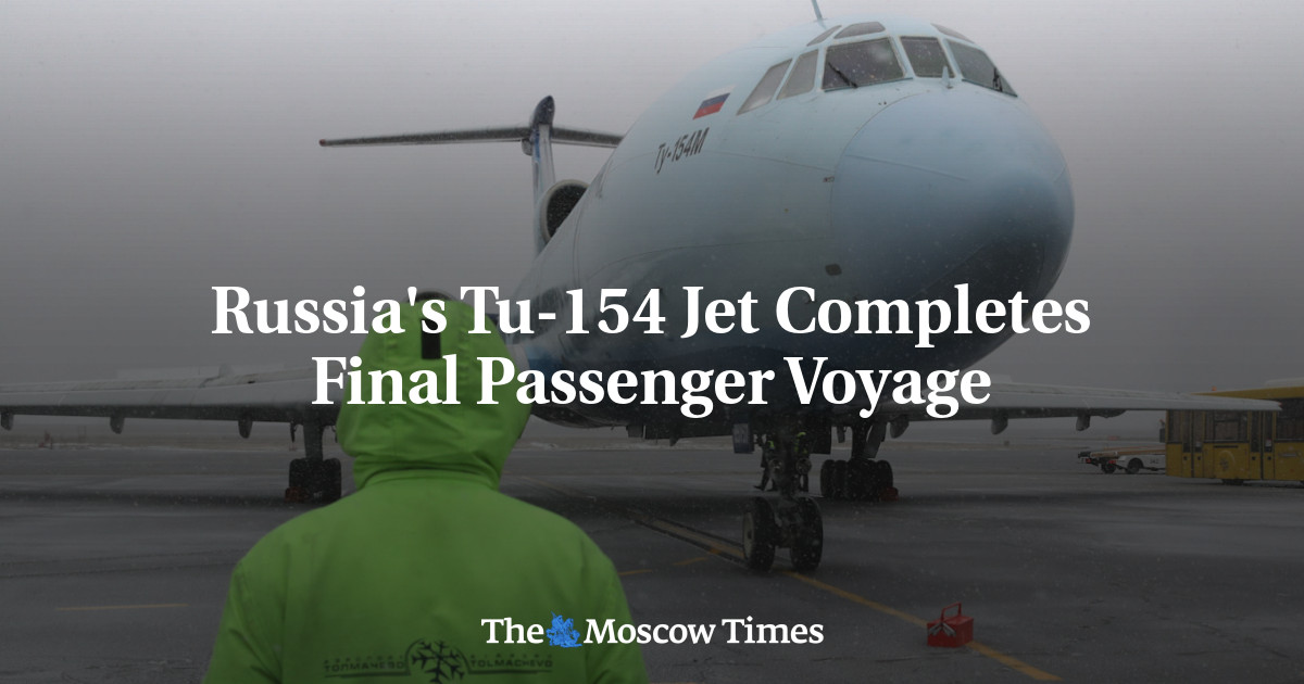 Russia's Tu-154 Jet Completes Final Passenger Voyage - The Moscow Times