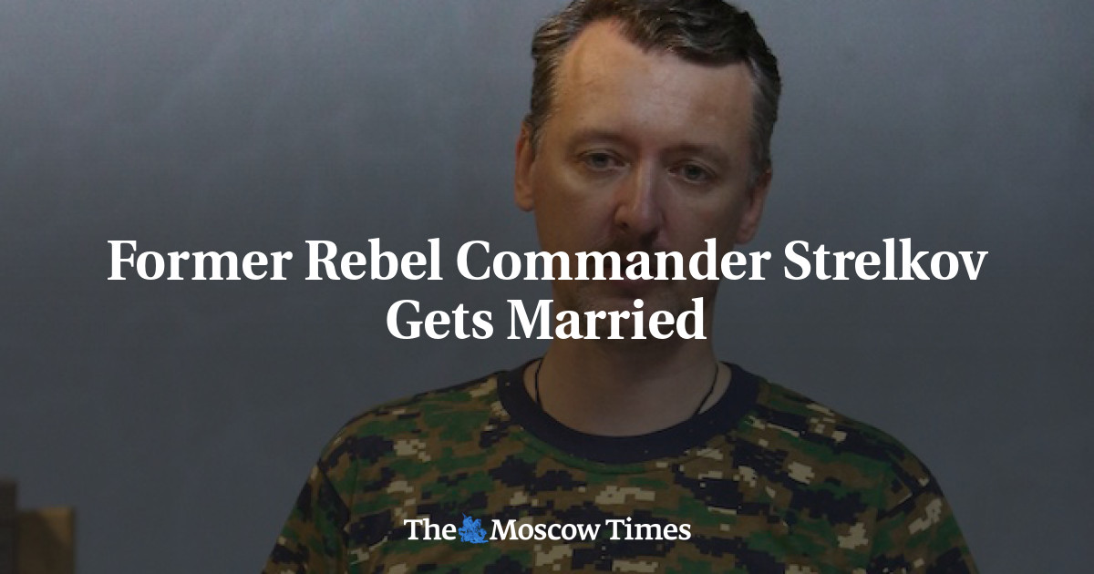 Former Rebel Commander Strelkov Gets Married