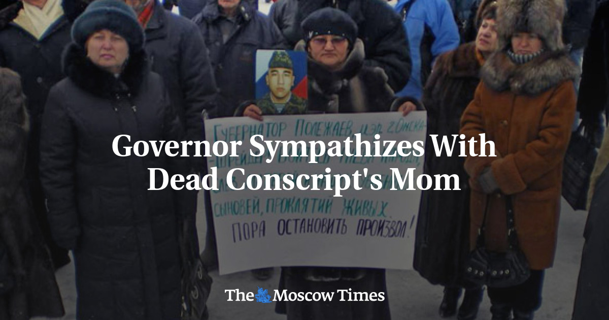 Governor Sympathizes With Dead Conscript's Mom