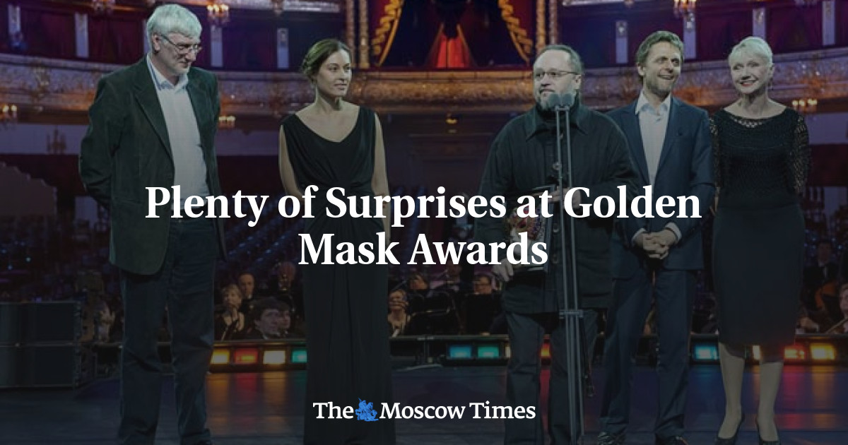 Plenty of Surprises at Golden Mask Awards