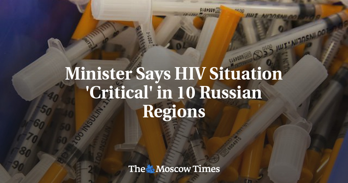 Minister Says HIV Situation 'Critical' in 10 Russian Regions