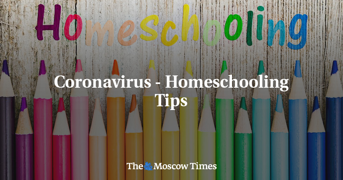 Coronavirus - Homeschooling Tips - The Moscow Times