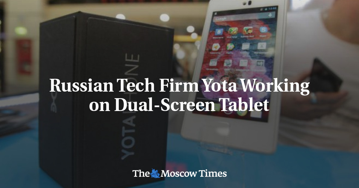 Russian Tech Firm Yota Working on Dual-Screen Tablet