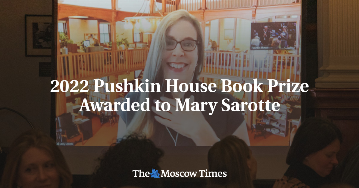 2022 Pushkin House Book Prize Awarded to Mary Sarotte - The Moscow Times