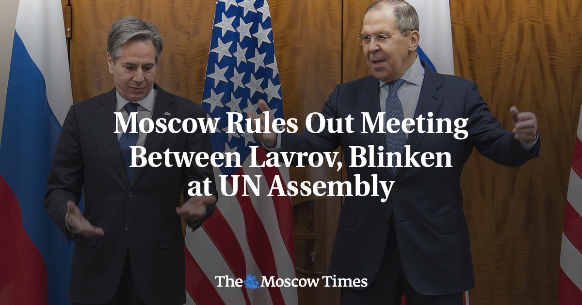 Moscow Rules Out Meeting Between Lavrov Blinken At Un Assembly The
