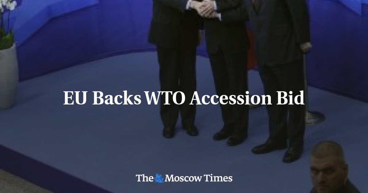 EU Backs WTO Accession Bid